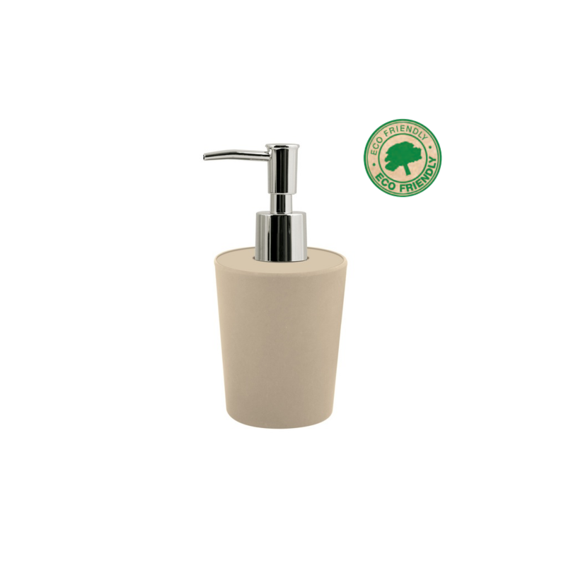 Soap dispenser Bamboo Fiber TAKEO Beige Sand Spirella
