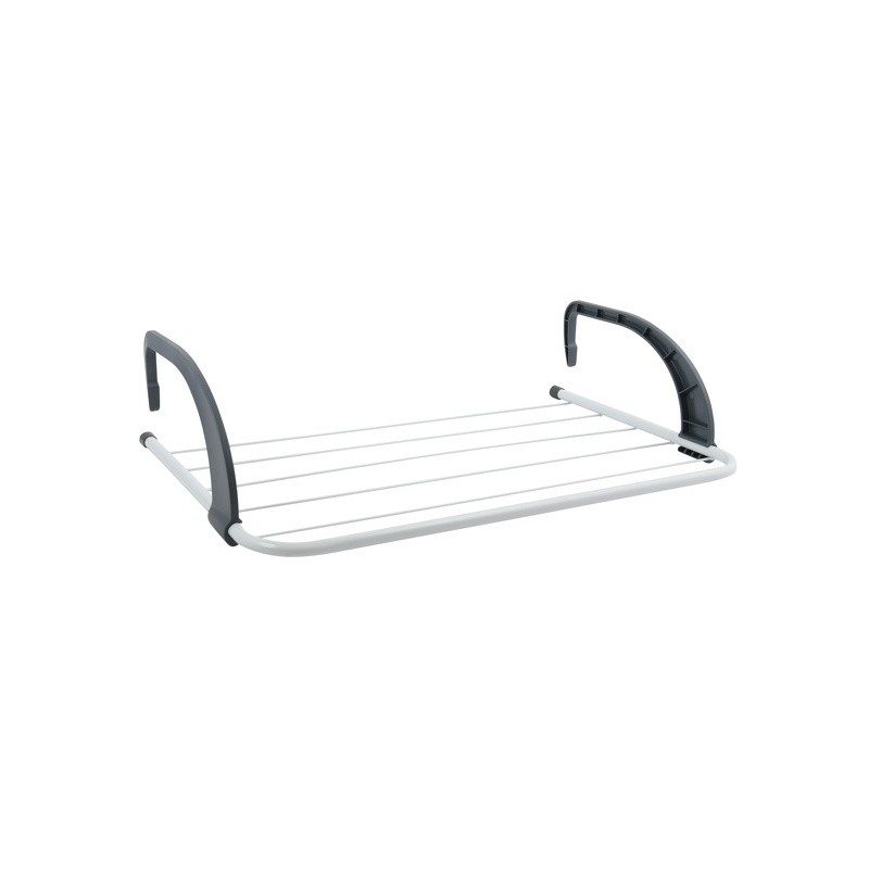 Balcony drying rack 3M Steel White & Black MSV